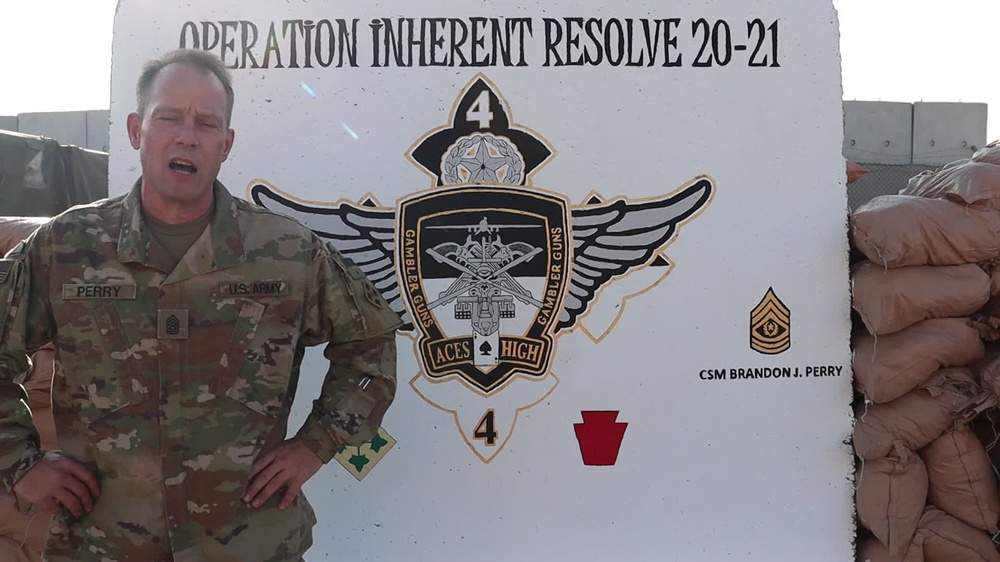 DVIDS - Video - Command Sgt. Maj. Brandon Perry / Holiday Season