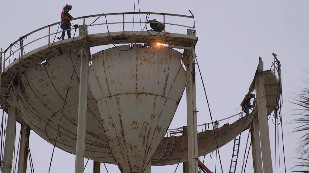 DVIDS - Video - Patrick Space Force Base Water Tower Demolition B Roll