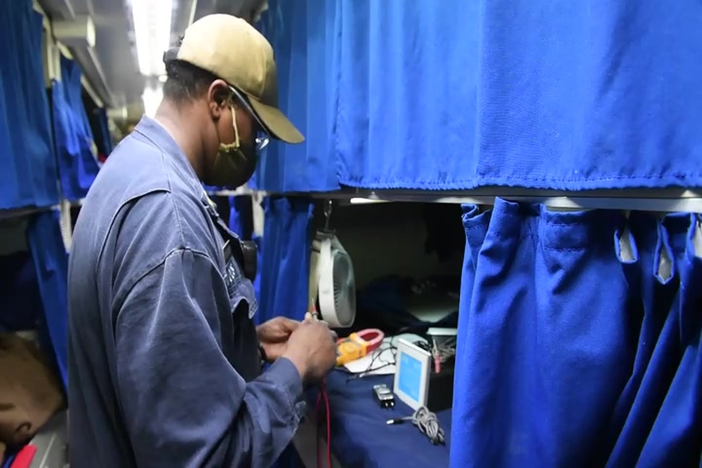 DVIDS - Video - Personal Electronic Device Safety Checks Aboard USS Freedom