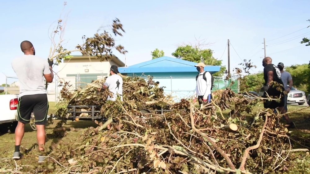 DVIDS - Video - 36th FSS Airmen volunteer at Latte Heights Park on Guam