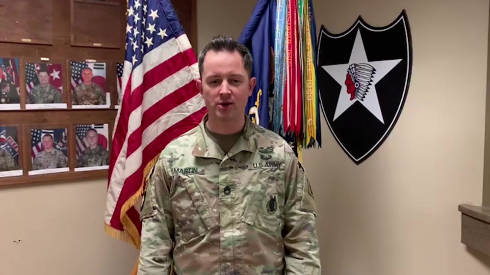 DVIDS - Video - Super Bowl shoutout from Sgt. 1st Class Martin