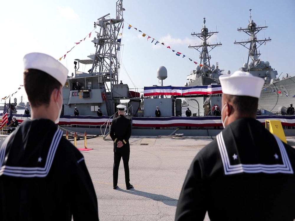 DVIDS - Video - USS Shamal Decommissioning Ceremony