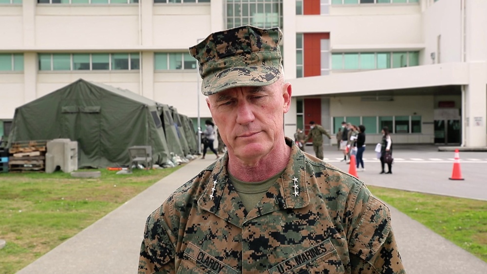 DVIDS - Video - III MEF CG Lt. Gen. H. Stacy Clardy receives COVID-19 ...