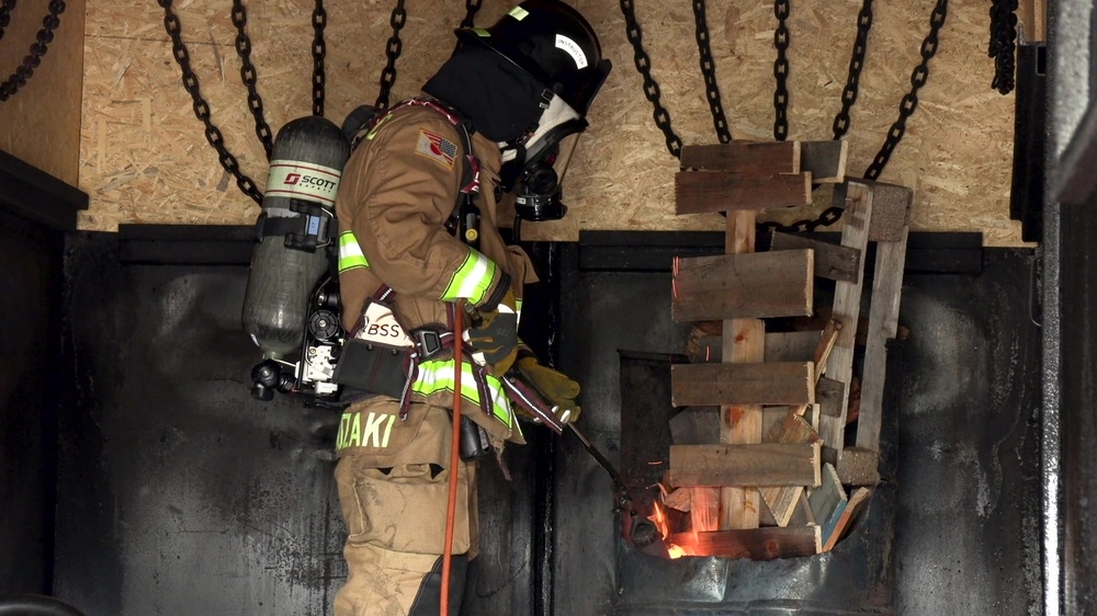DVIDS - Video - MCIPAC Fire Department conducts live fire flashover ...