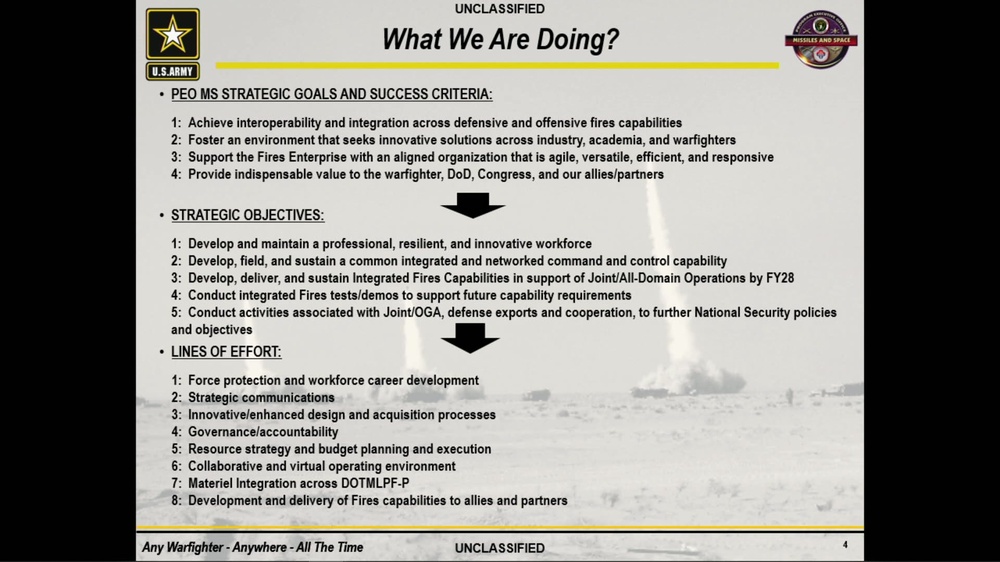 DVIDS - Video - AMCOM APBI - Day 1 - PEO Missile and Space - Mr. O'Donell