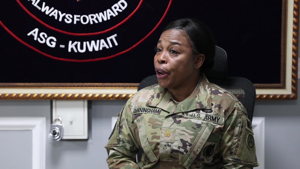 DVIDS - Video - An interview with U.S. Army Maj. Camille Cunningham
