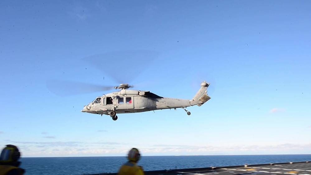 DVIDS - Video - MH-60S Seahawk Flight Operations Aboard USNS Mercy