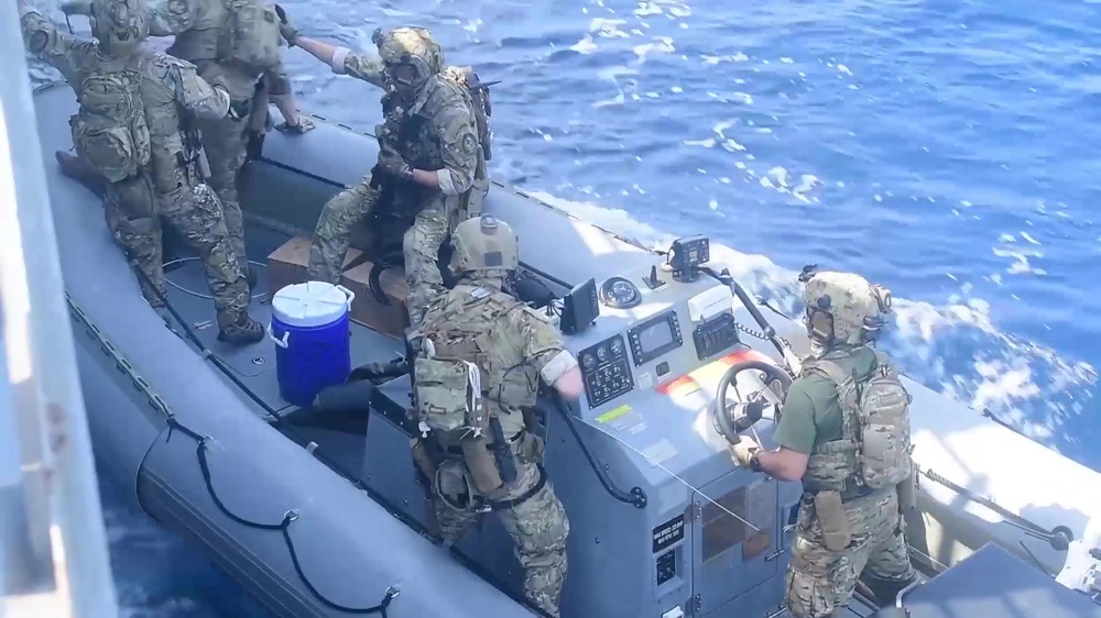 DVIDS - Video - USS Monterey Illicit Weapons Interdiction