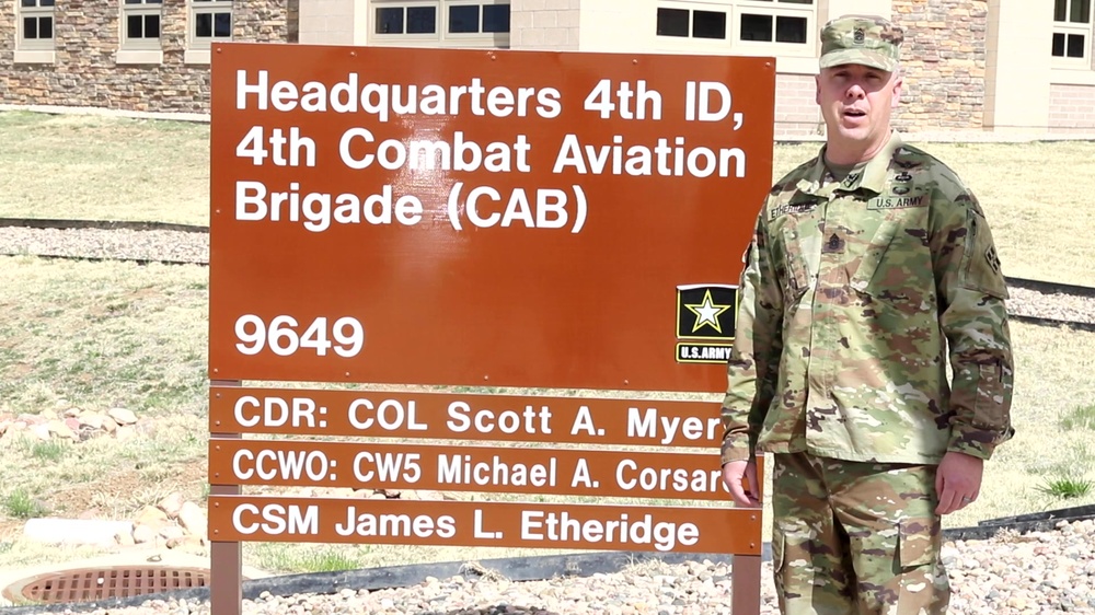 DVIDS - Video - Command Sgt. Maj. James Etheridge