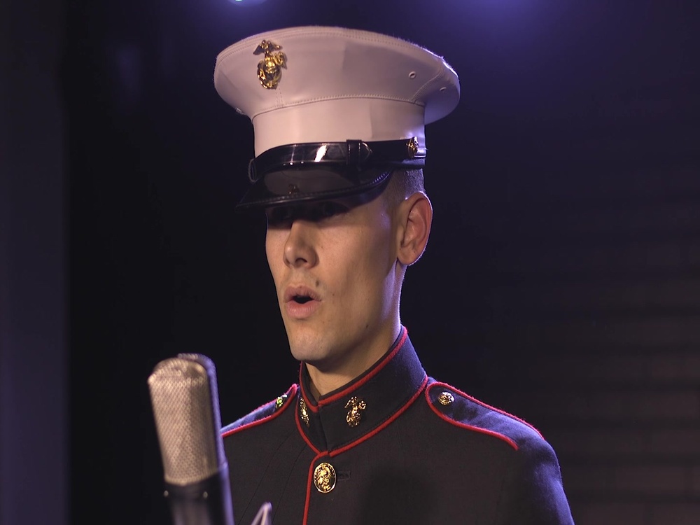 DVIDS - Video - Marine from St. Louis sings the National Anthem