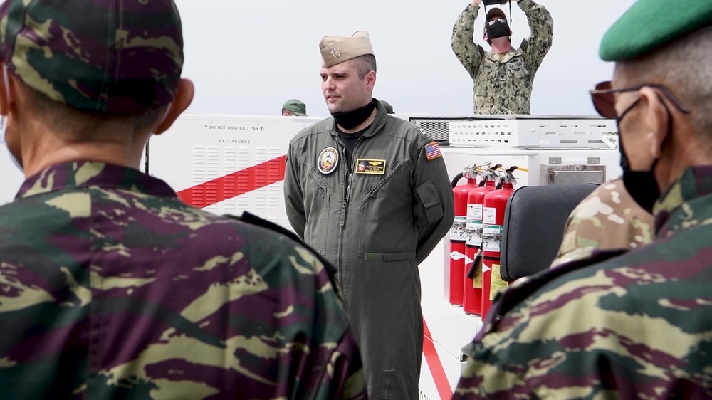 DVIDS - Video - African Lion 2021- Key Leader Engagement Onboard the ...