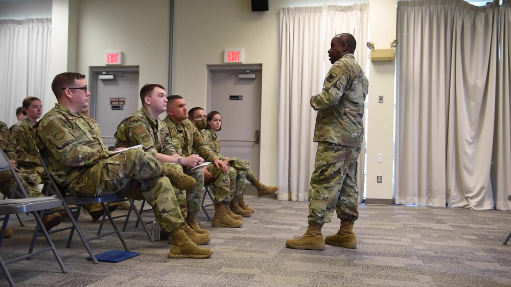 DVIDS - Video - ANG Command Chief Visits 102nd Intelligence Wing