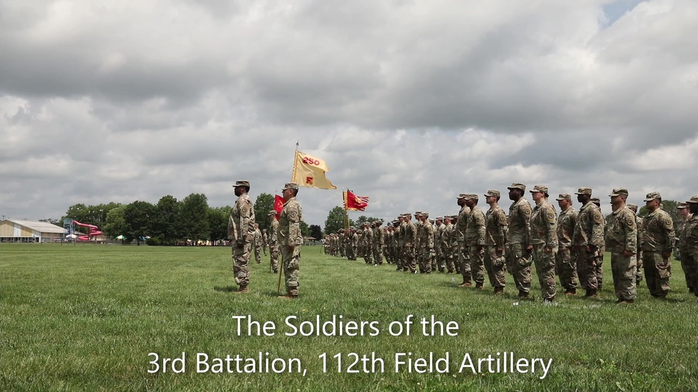 DVIDS - Video - 3-112th Welcomes New Commander and Command Sgt. Maj.