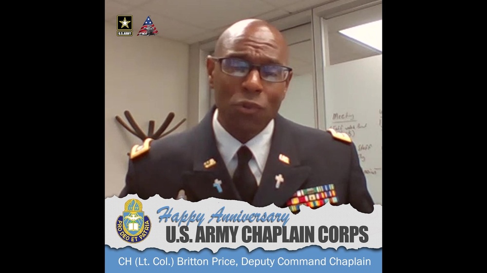 DVIDS - Video - Chaplain Corps Anniversary – Ch. (Lt. Col.) Britton Price