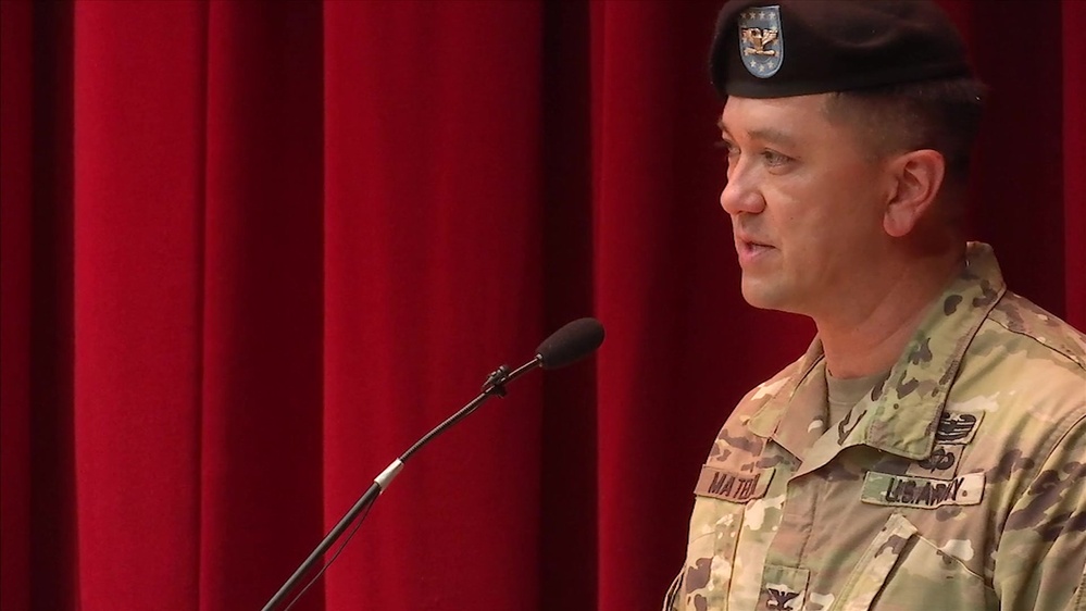 DVIDS - Video - U.S. Army Garrison Japan Change of Command Ceremony 2021
