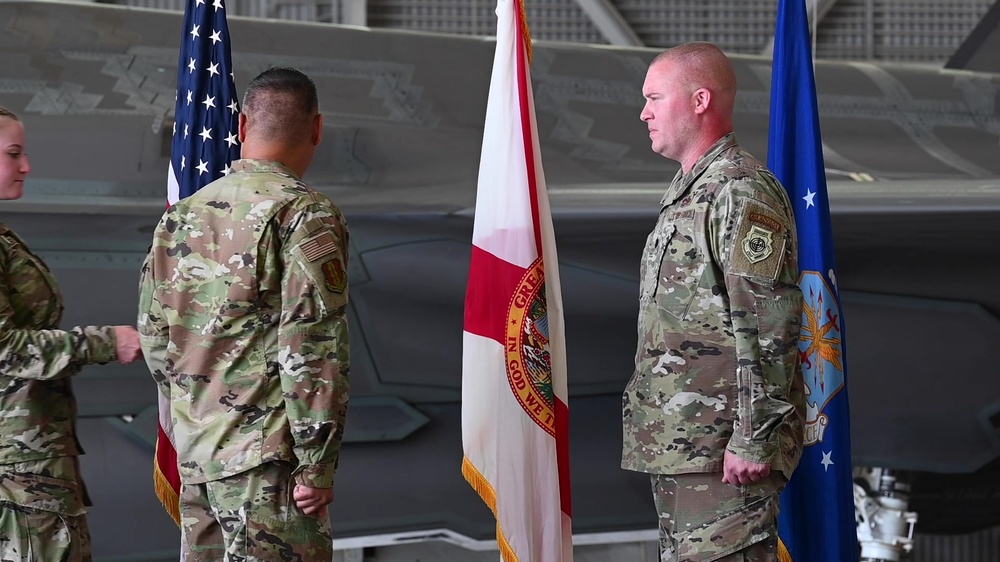 DVIDS - Video - 33rd Maintenance Squadron welcomes new commander