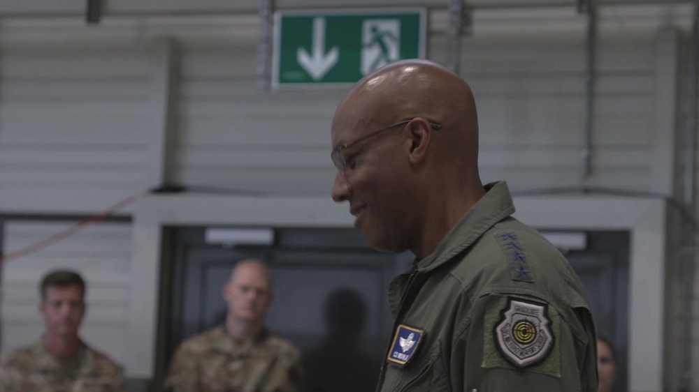 DVIDS - Video - Air Force Chief of Staff General CQ Brown visits ...