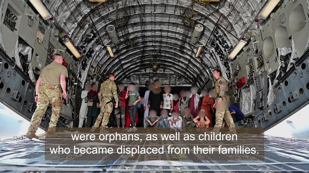 DVIDS - Video - 379th EAES evacuate orphans and unaccompanied children ...