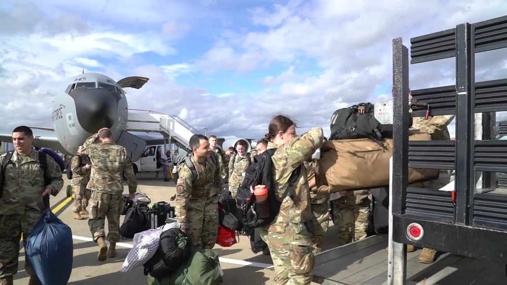 DVIDS - Video - 48th MDG returns from Ramstein B-roll