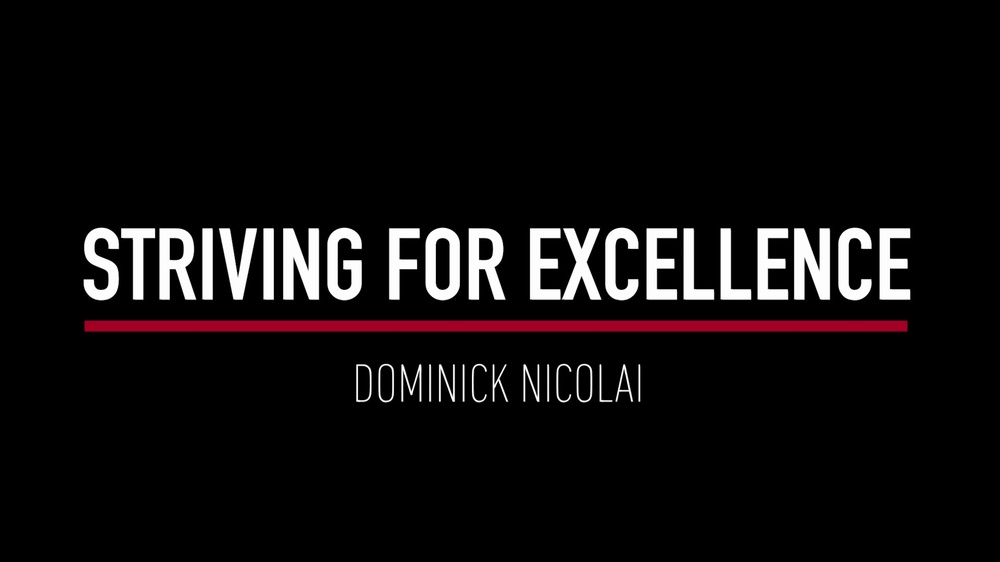 DVIDS - Video - Striving For Excellence: Dominick Nicolai