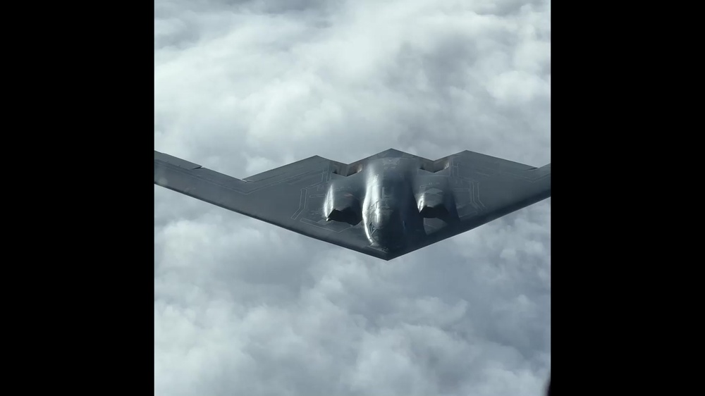 DVIDS - Video - High in the Sky: B-2 Bomber from Above