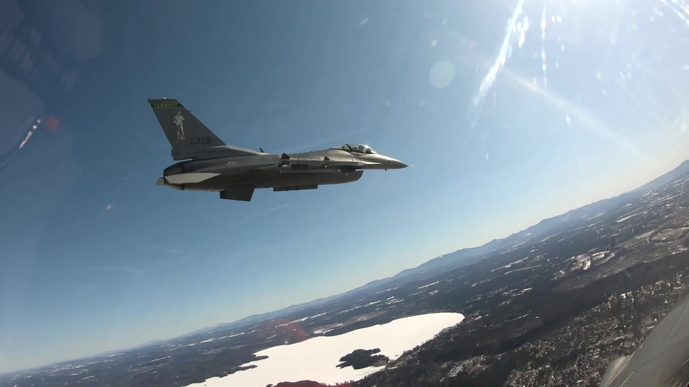 DVIDS - Video - Inside Cockpit view of F-16 landing at BTV