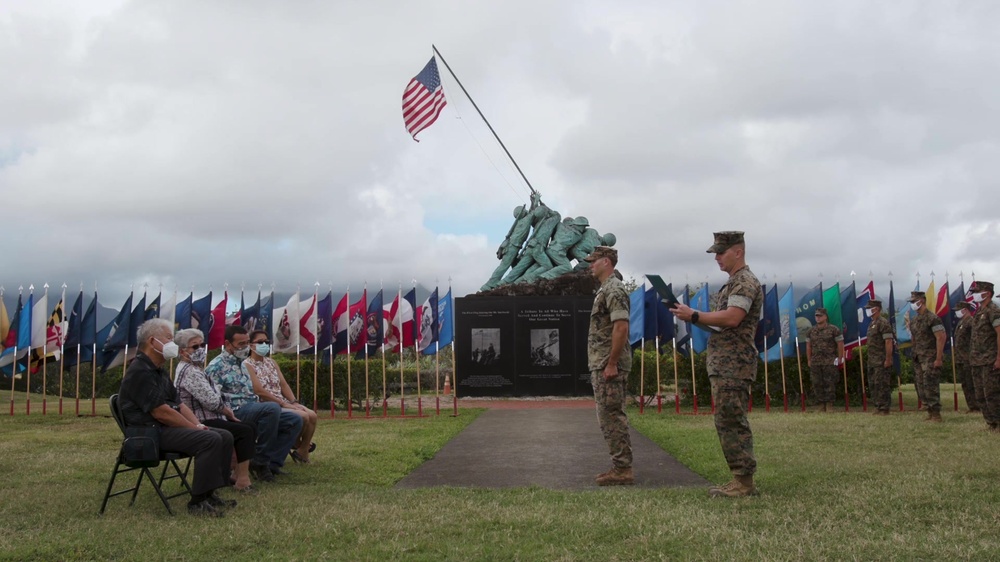 DVIDS - Video - U.S. Marine posthumously awarded Distinguished Flying Cross