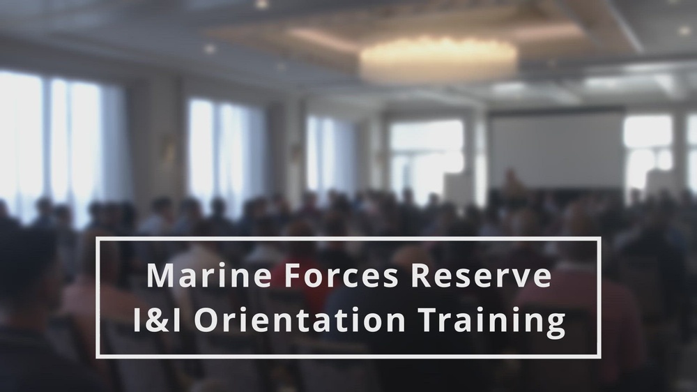 DVIDS - Video - I&I Orientation Training