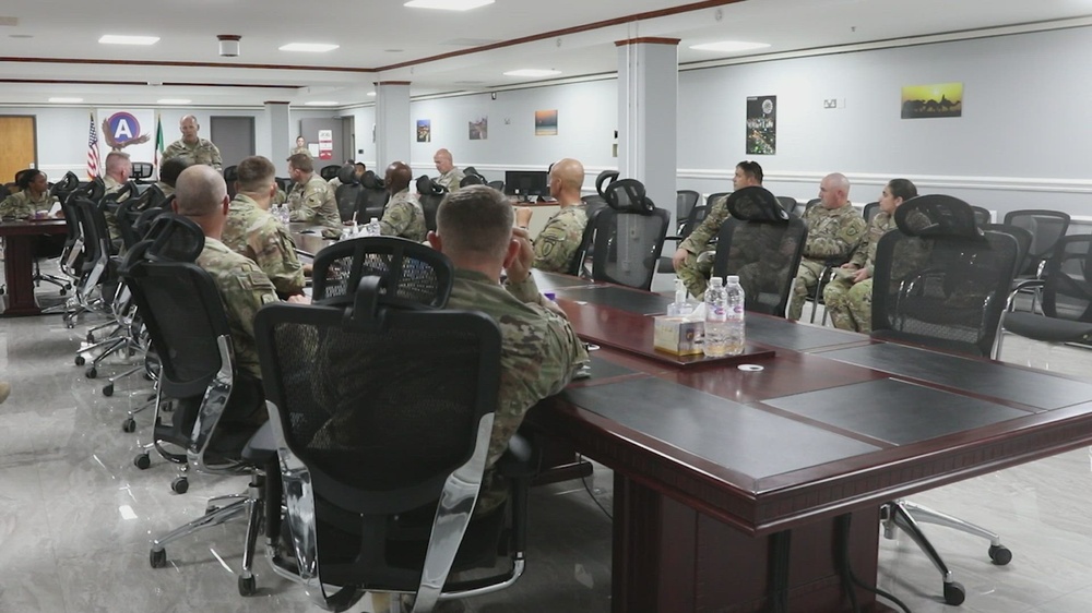 DVIDS - Video - USARCENT Forward Senior Enlisted Leaders Sign SHARP Pledge