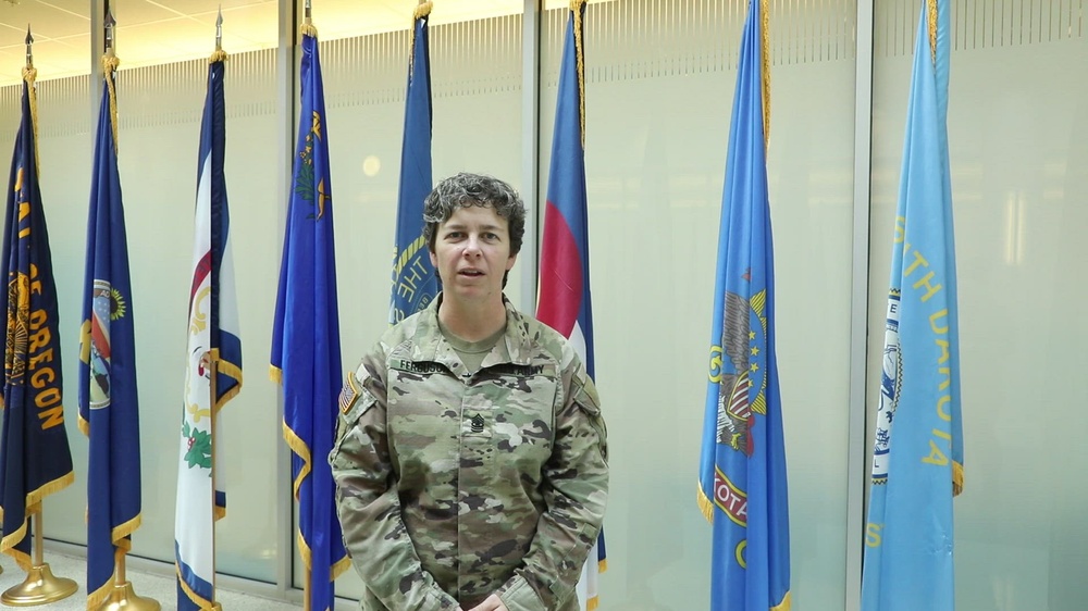 DVIDS - Video - SGM Mary Ferguson - Thanksgiving message to Garner, NC