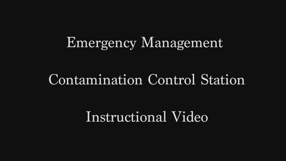 DVIDS - Video - Training Video: Emergency Management Contamination ...