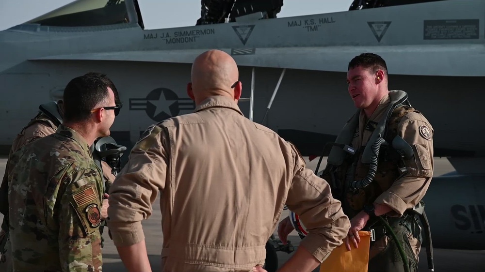 DVIDS - Video - Marine Fighter Attack Squadron 115 Arrival at Prince ...