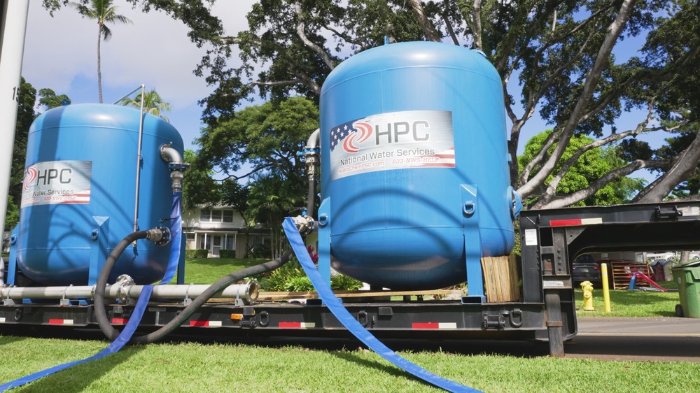 DVIDS - Video - NAVFAC Contractors Flush and Filter Community Water System
