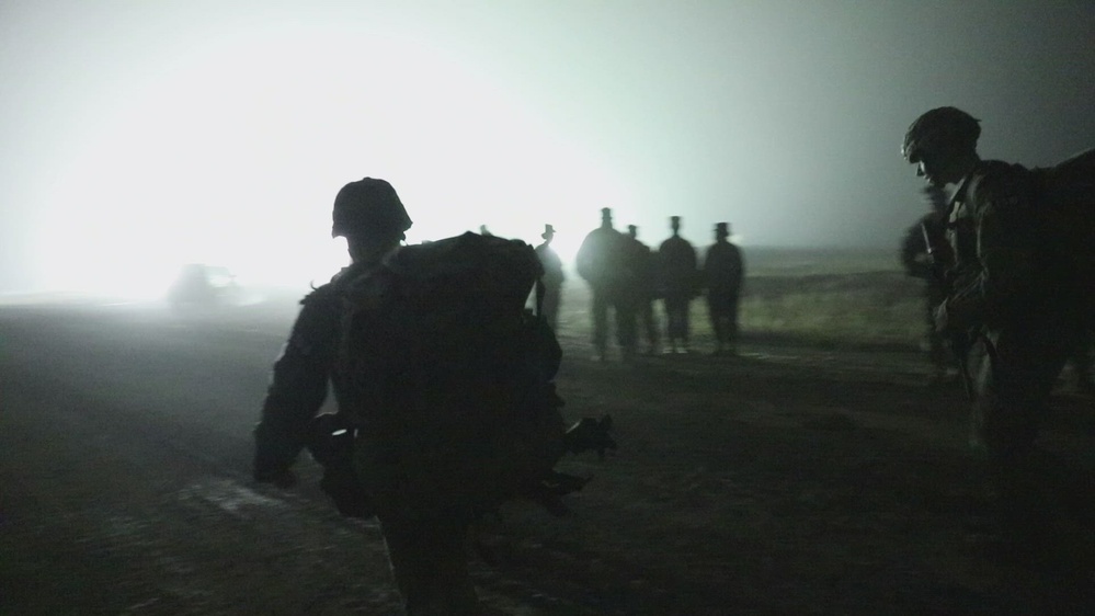 DVIDS - Video - Army Best Medic Competition Foot March Completion B-Roll