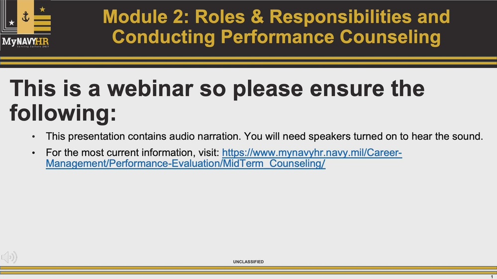 DVIDS - Video - Mid-term Counseling Refocus: Module 2: Roles ...