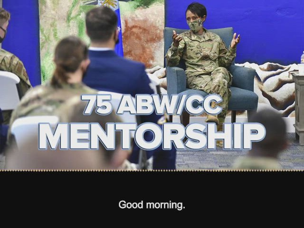 DVIDS - Video - Mentorship - 75 ABW CC