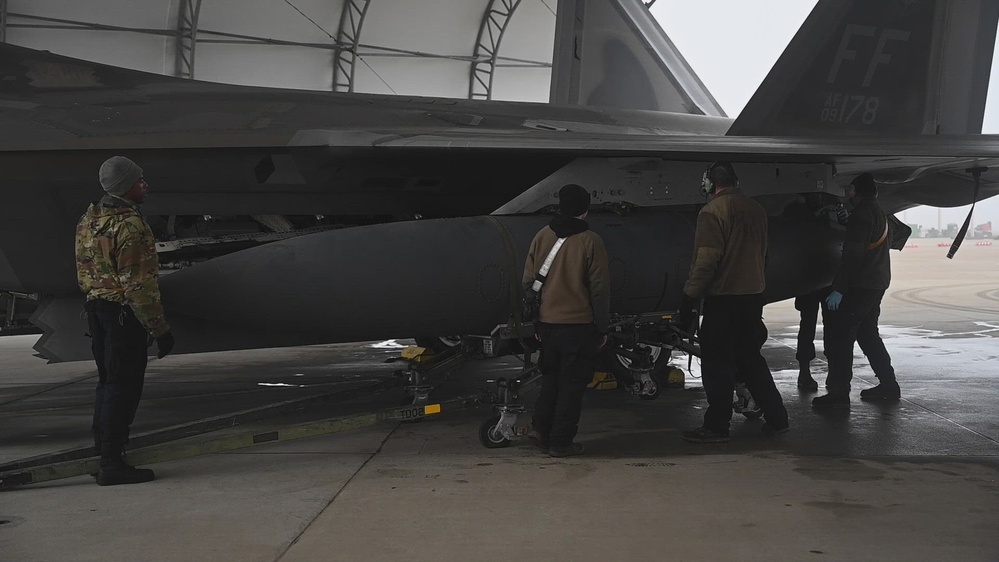 DVIDS - Video - Maintainers prepare F-22 Raptors for deployment to the ...
