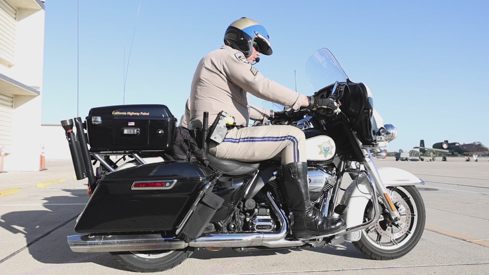 DVIDS - Video - Super Bowl flyover pilots receive CHP escort