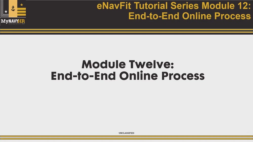 DVIDS - Video - eNavFit Tutorial Series Module Twelve: End to End ...