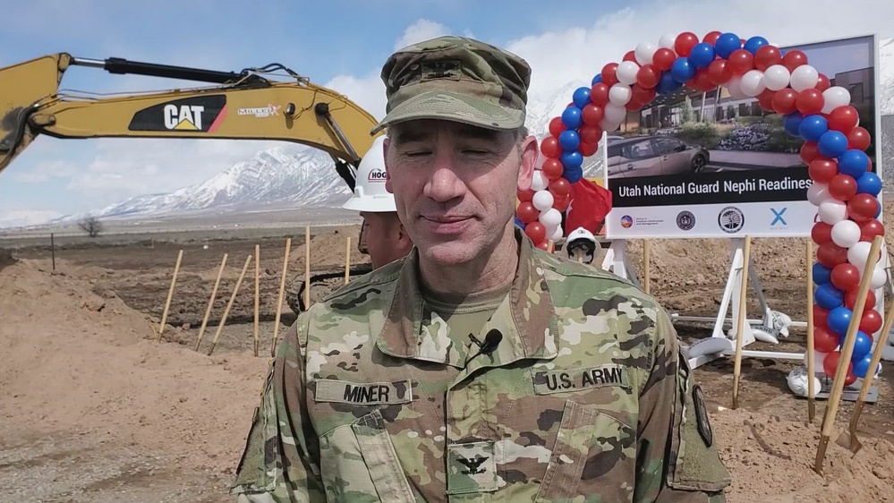 DVIDS - Video - COL Miner Interview, Nephi Readiness Center Groundbreaking