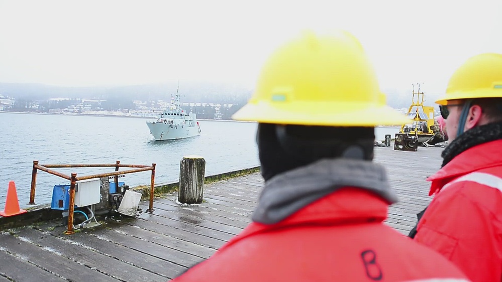 DVIDS - Video - HMCS Brandon Arrives at USCG Station Juneau During ...