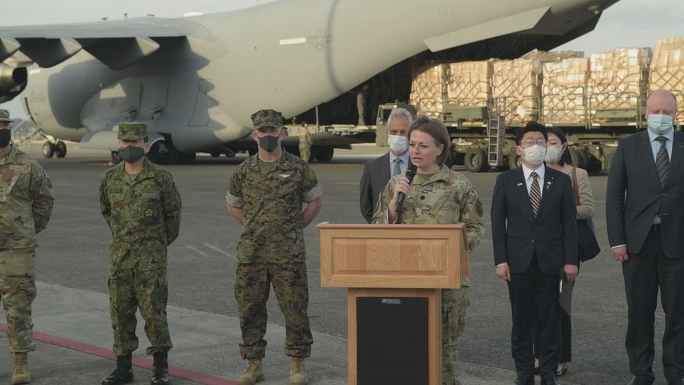 DVIDS - Video - Japan-US Joint Bilateral Operation - Aid for Ukraine ...