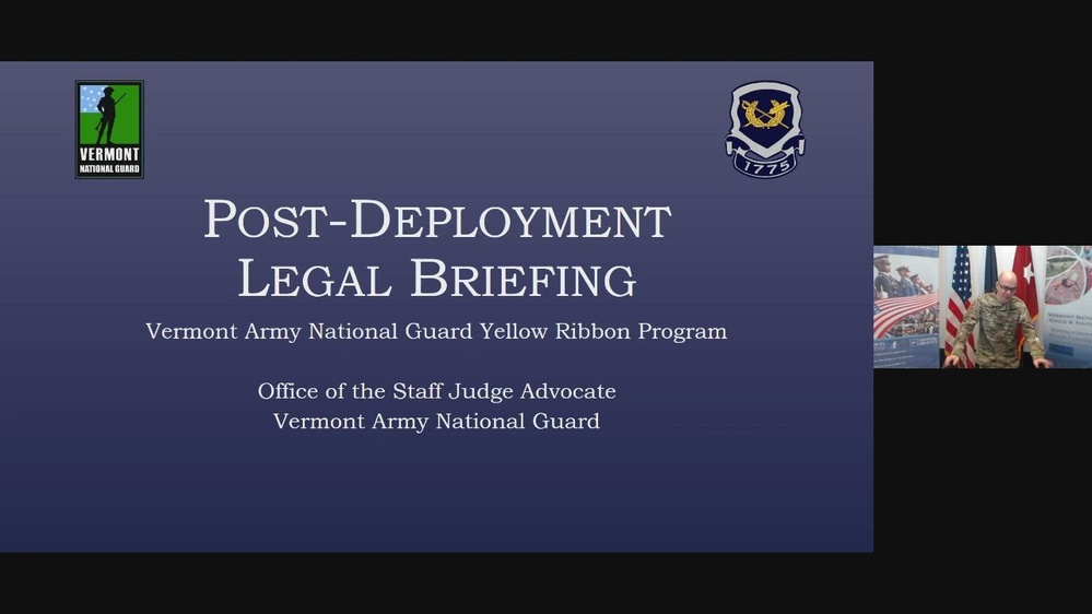 DVIDS - Video - Yellow Ribbon - Legal Briefing - March 2022