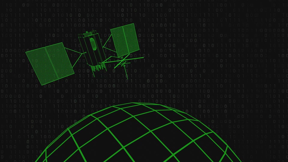 DVIDS - Video - GPS Satellite flyby animation, 1980s style