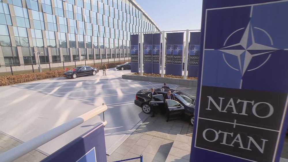 DVIDS - Video - Turkish President arrives at NATO HQ for the ...