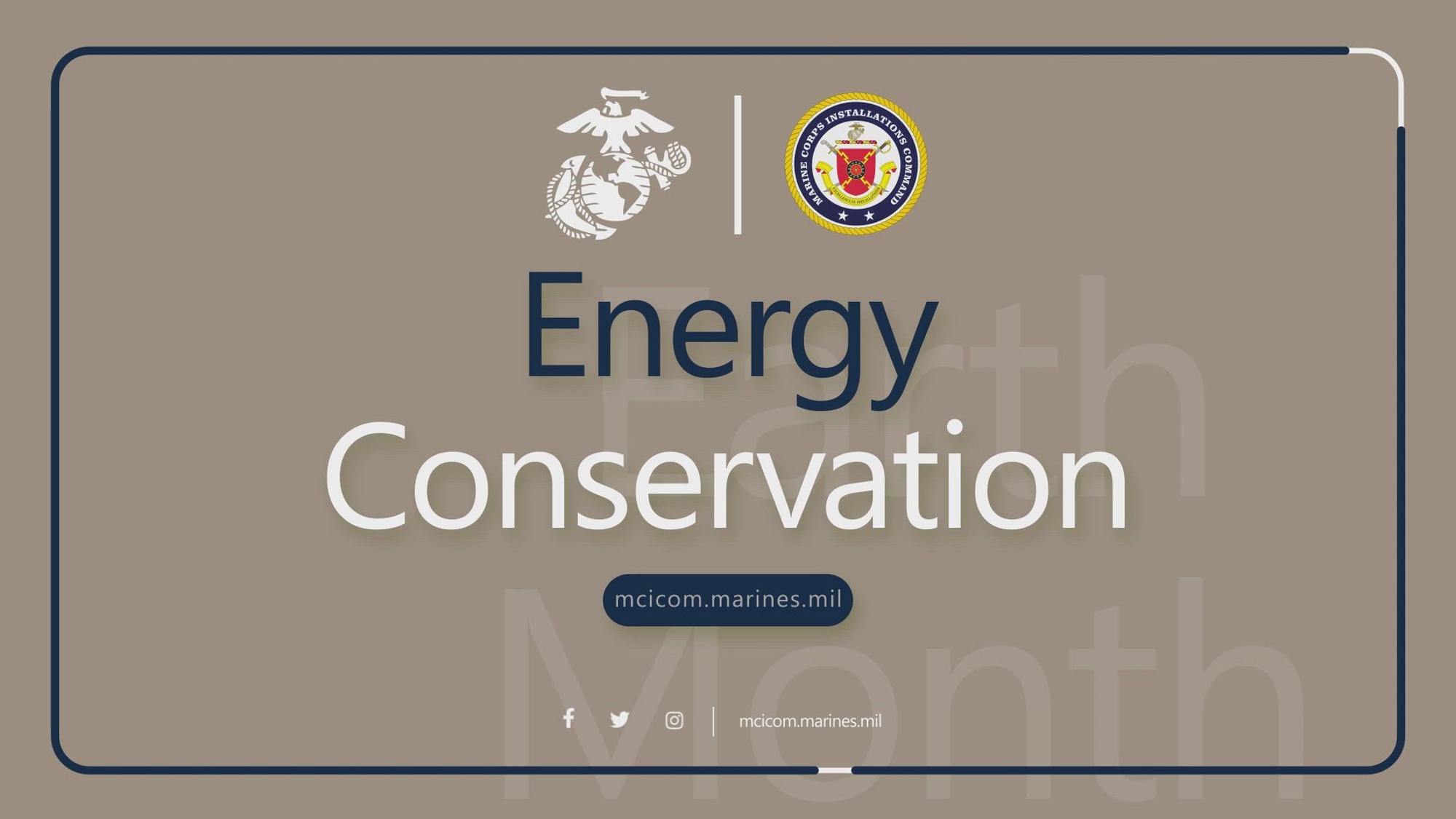 The Home Page of the Marine Corps Installations Command, MCICOM