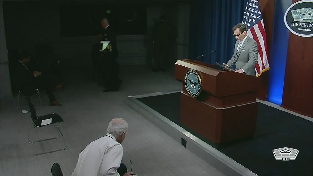 DVIDS - Video - Pentagon Press Secretary Holds Briefing