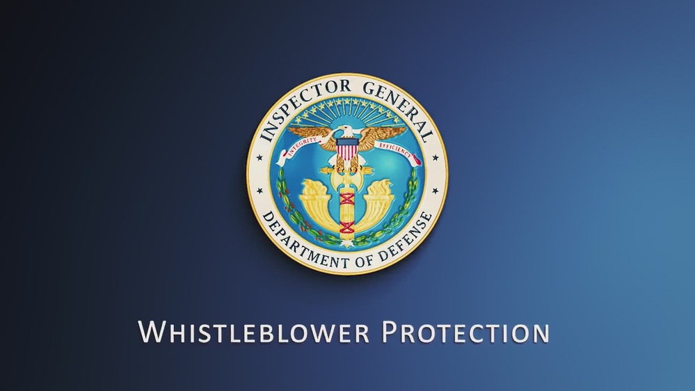 DVIDS - Video - DoD OIG Whistleblower Protection