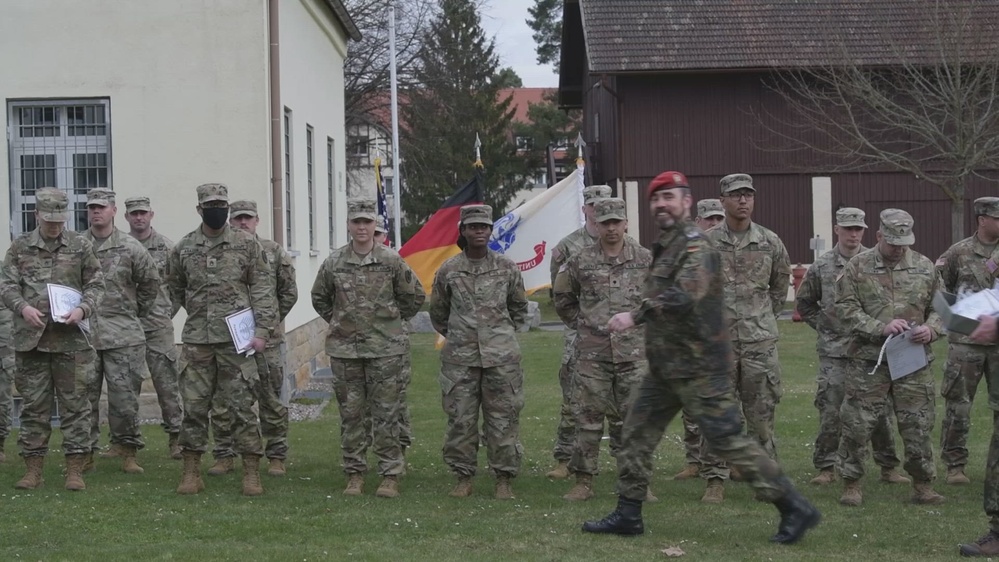 DVIDS - Video - German Armed Forces Marksmanship Badge Ceremony (B-Roll)