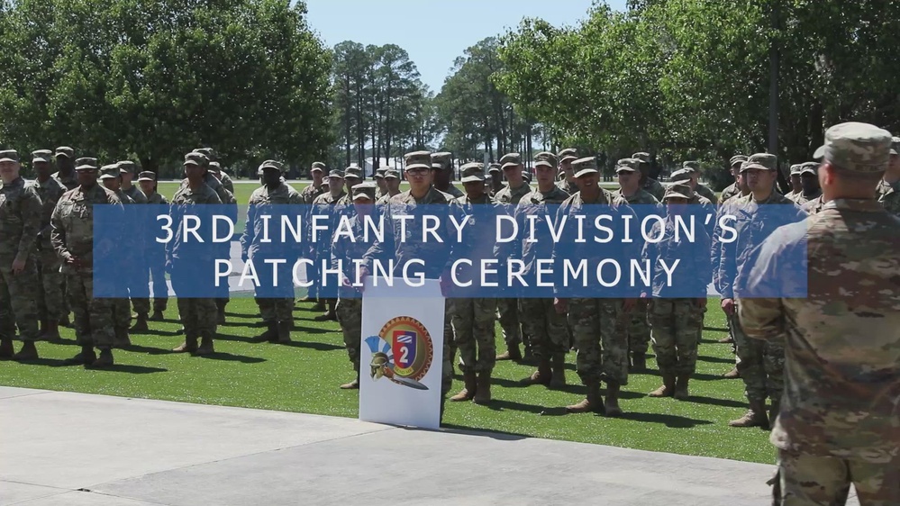 DVIDS - Video - 3rd Infantry Division Patching Ceremony